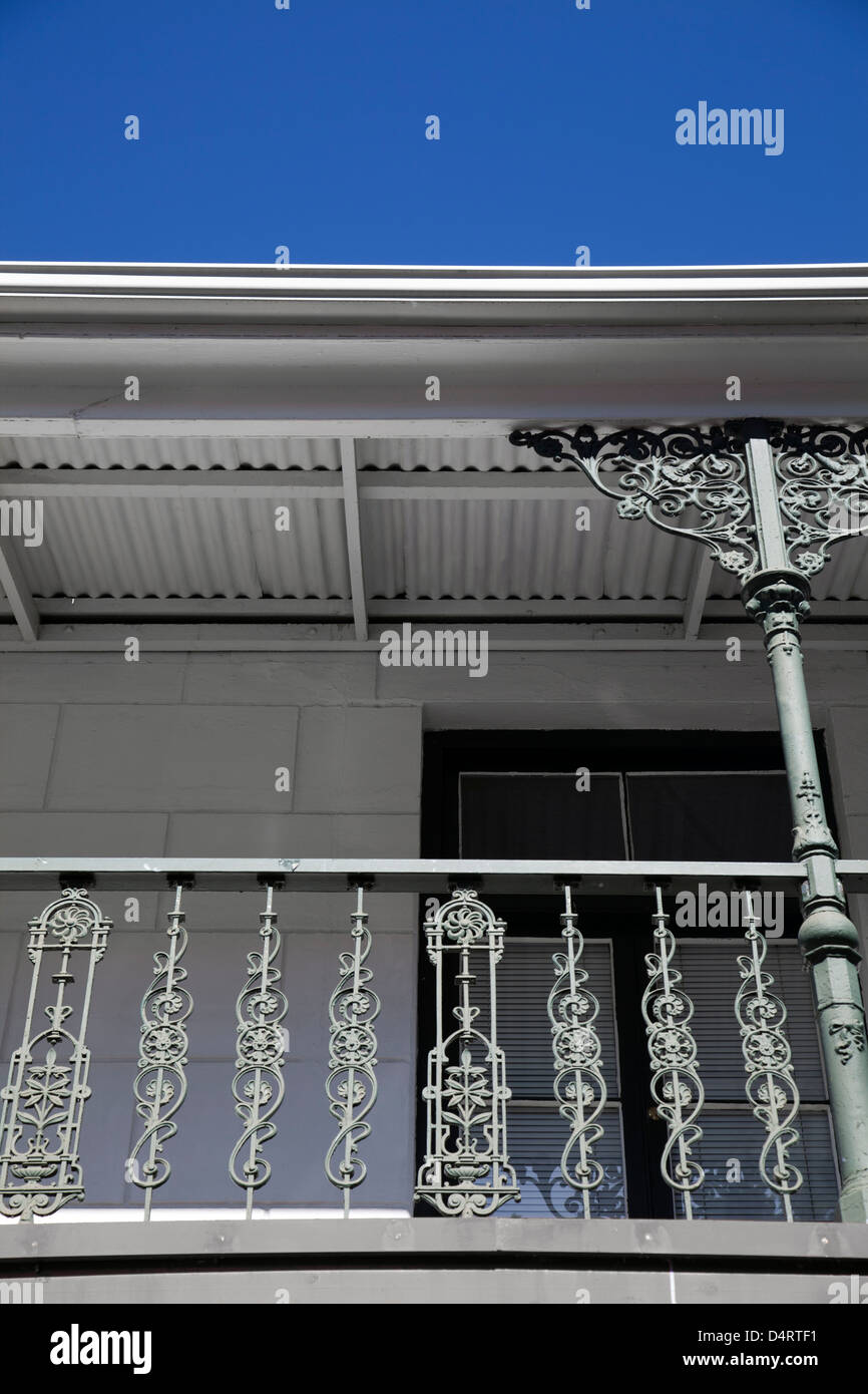 Wrought Iron Balcony Railings Stock Photo - Alamy