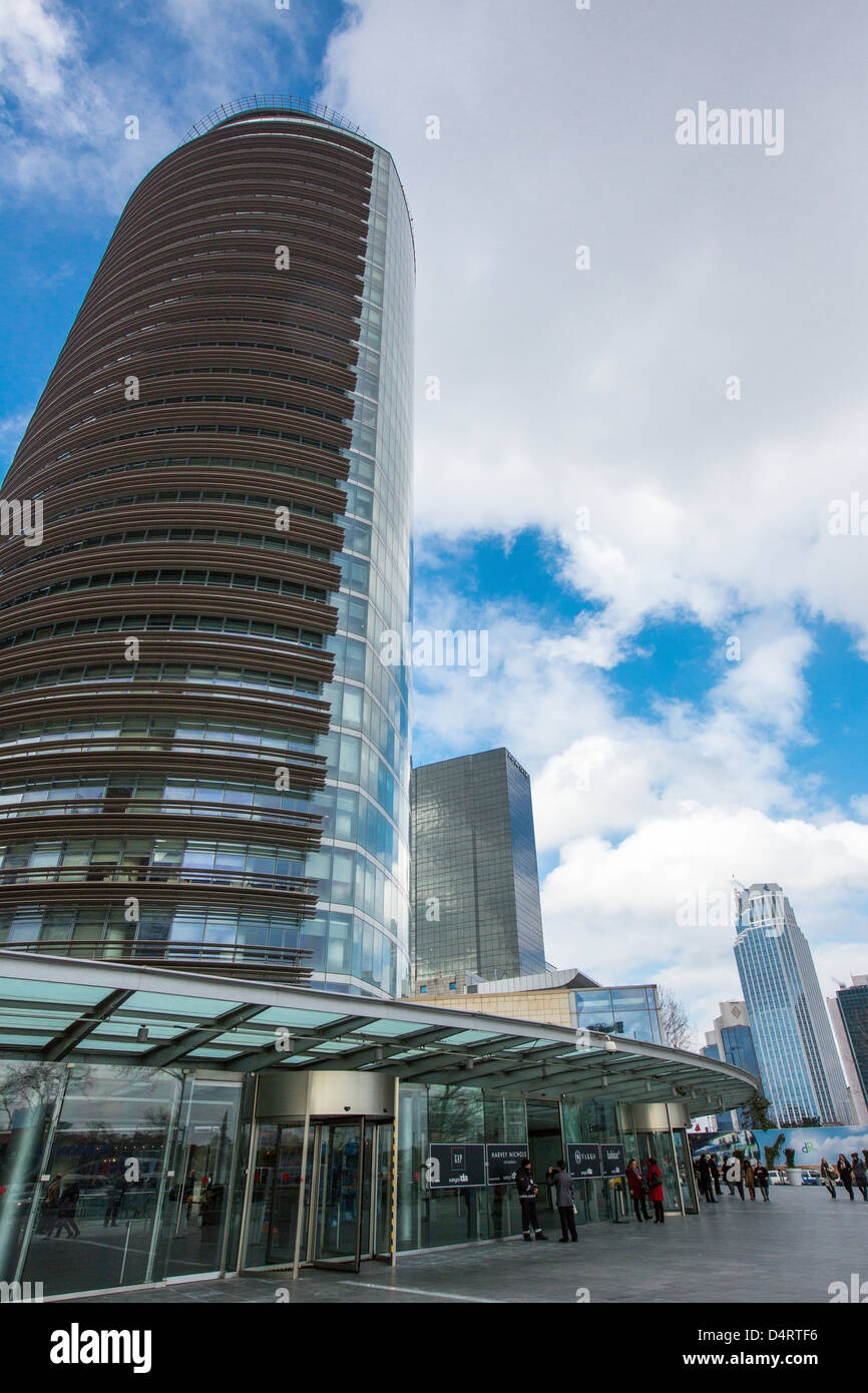 Europe Turkey Istanbul, Levent quarter, the Canyon mall designed by the ...