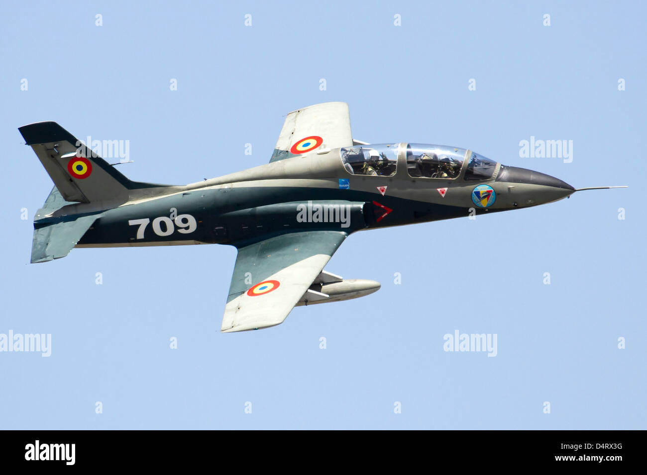 Romanian Air IForce AR-99 Soim jet trainer and light attack aircraft in ...