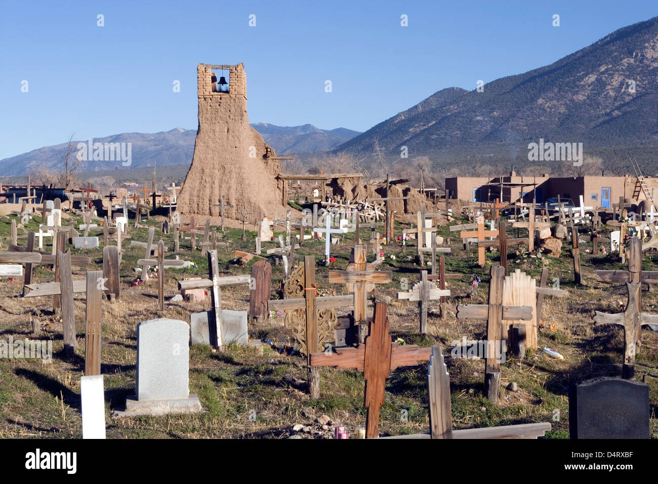 Native cemetery taos new mexico hi-res stock photography and images - Alamy