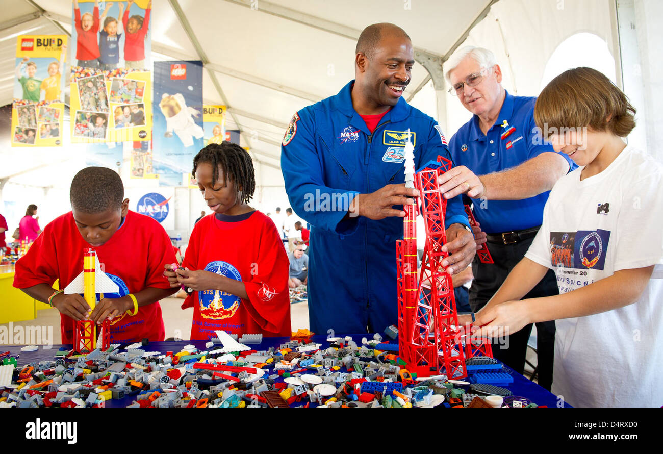 During the LEGO Build The Future activity at Cape Canaveral ...