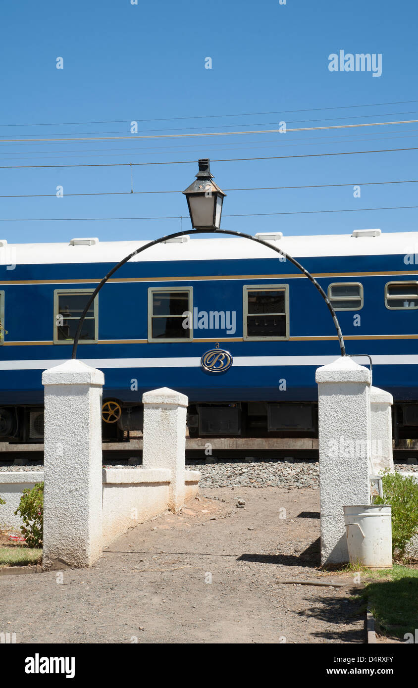Blue train railway train matjiesfontein hi-res stock photography and ...