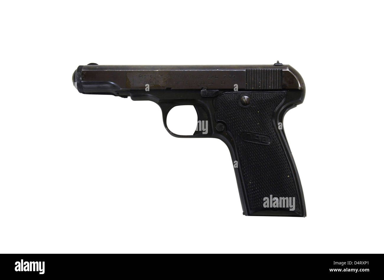 MAB Model D French police issue pistol Stock Photo - Alamy