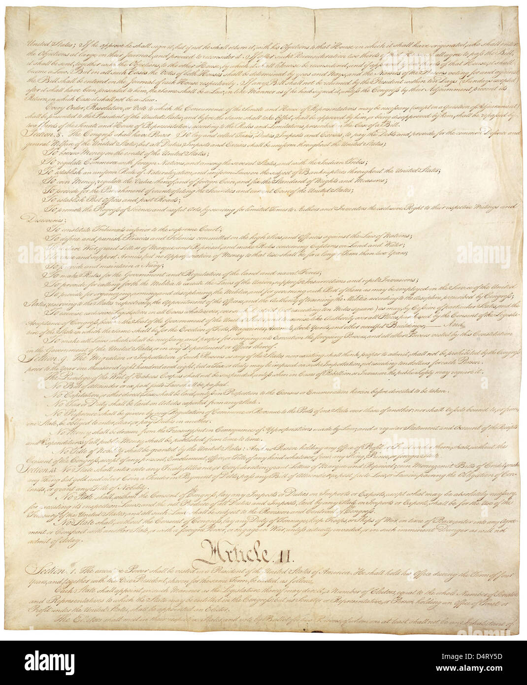 Article ii of the constitution hi-res stock photography and images - Alamy