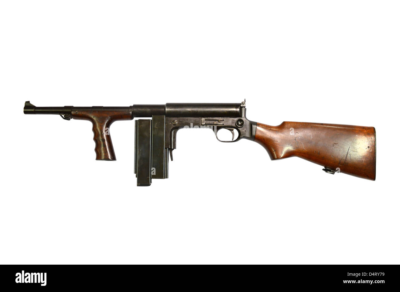 United Defense M42 submachine gun Stock Photo - Alamy