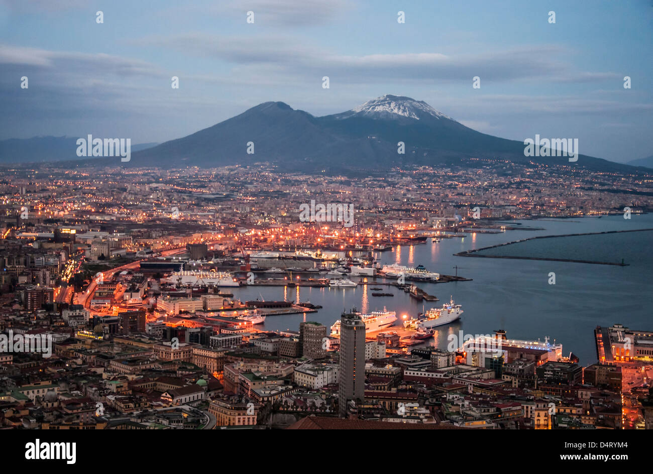 Naples view italy vesuvius hi-res stock photography and images - Alamy