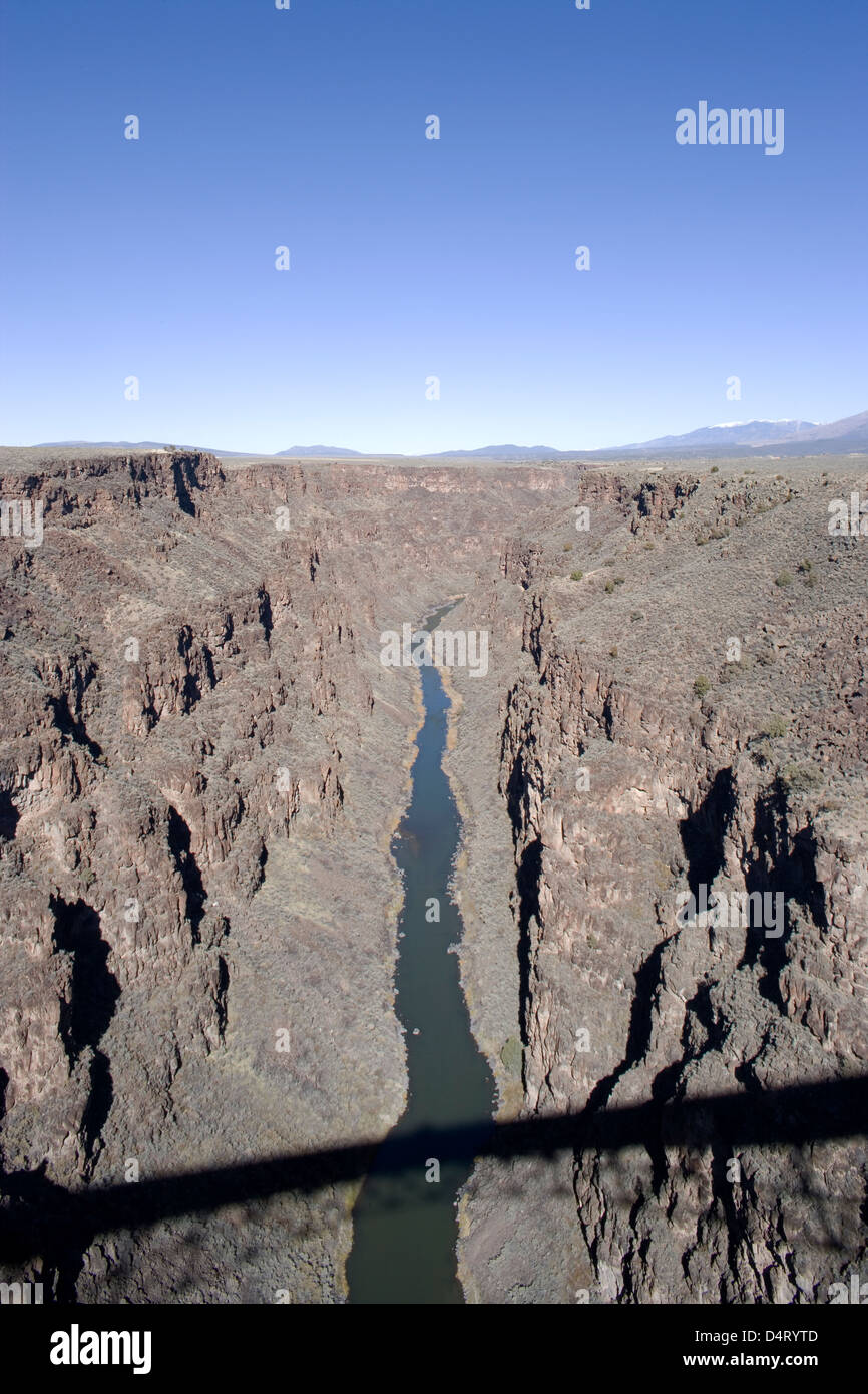 New Mexico: Rio Grande Gorge & Bridge Stock Photo - Alamy