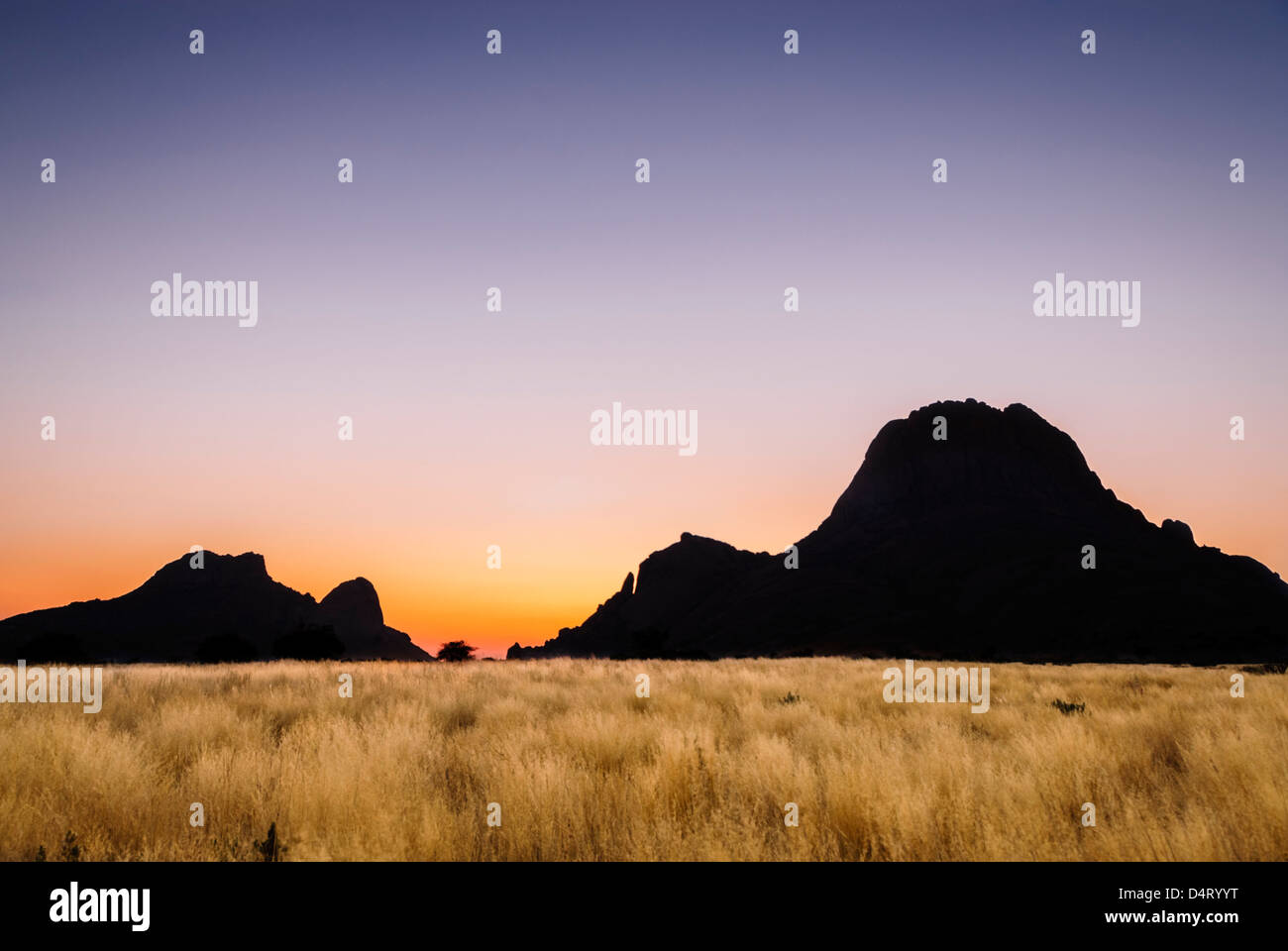 Dusk landscape namibia hi-res stock photography and images - Alamy