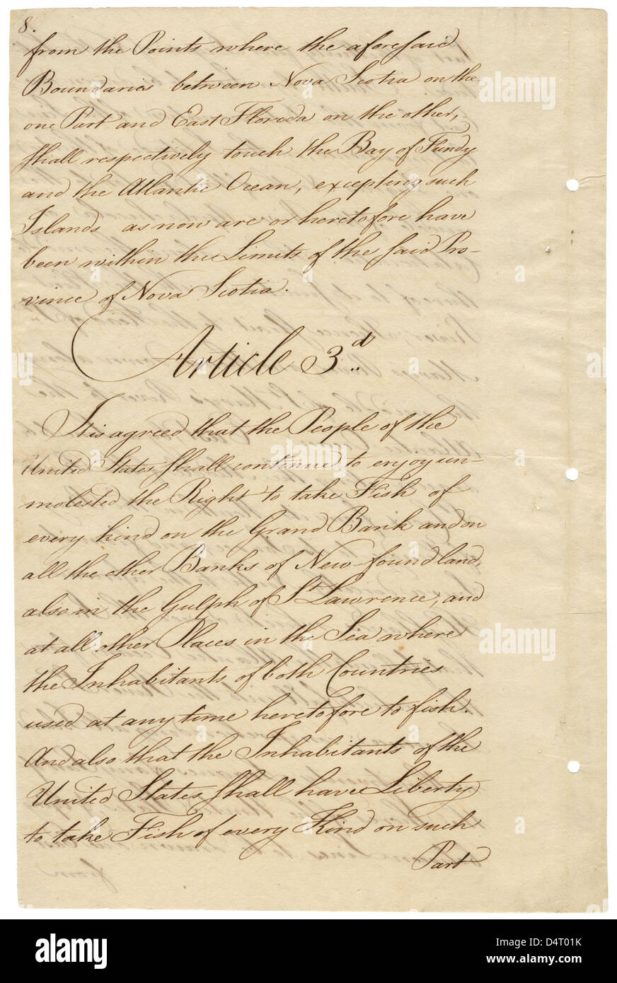 The Treaty of Paris, signed to end the American Revolution, is ...