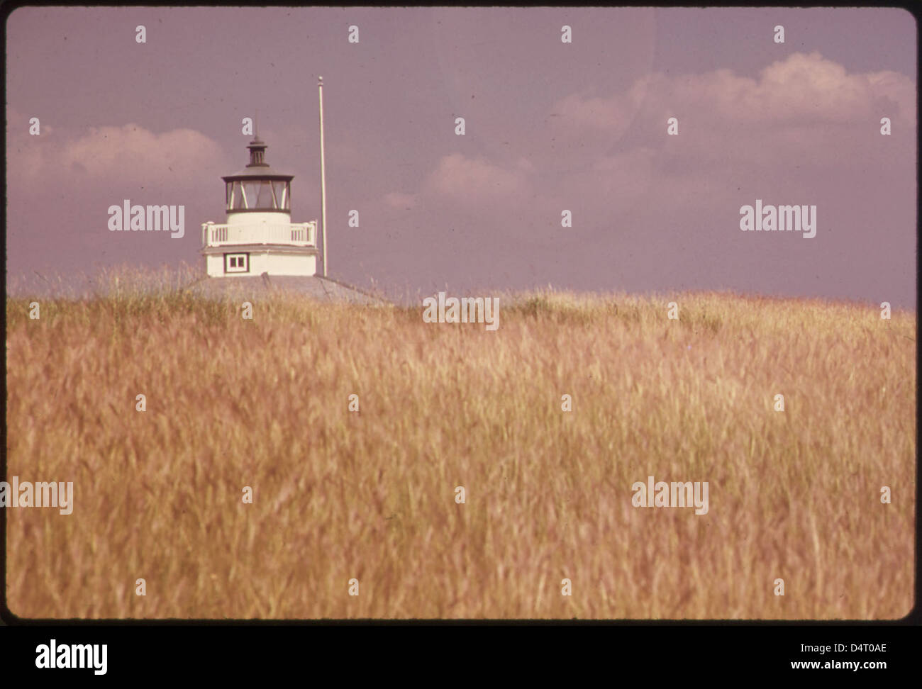 A 1972 photograph of an abandoned lighthouse, captured as part of the ...