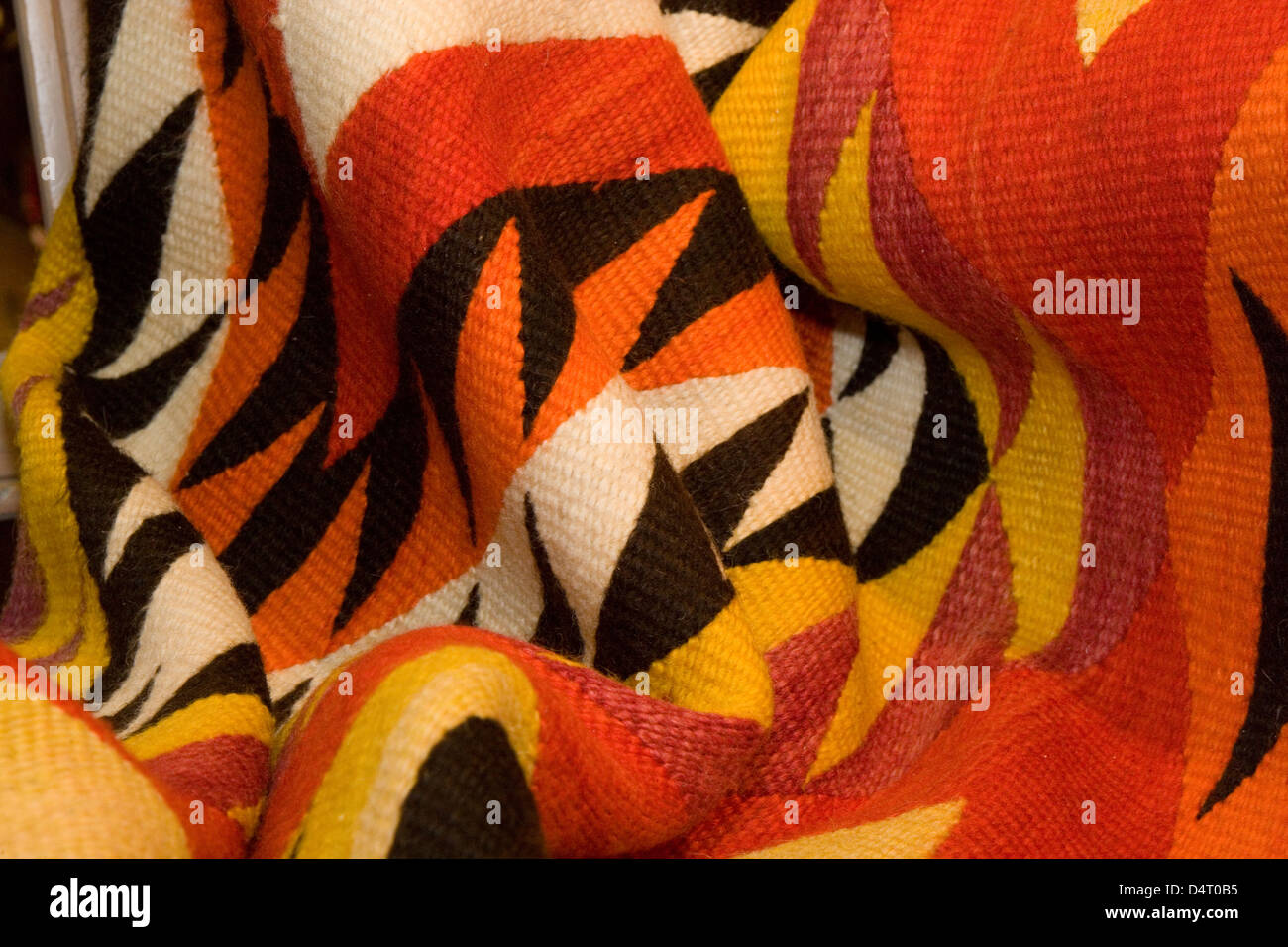 New Mexico: Native American art/blanket Stock Photo - Alamy