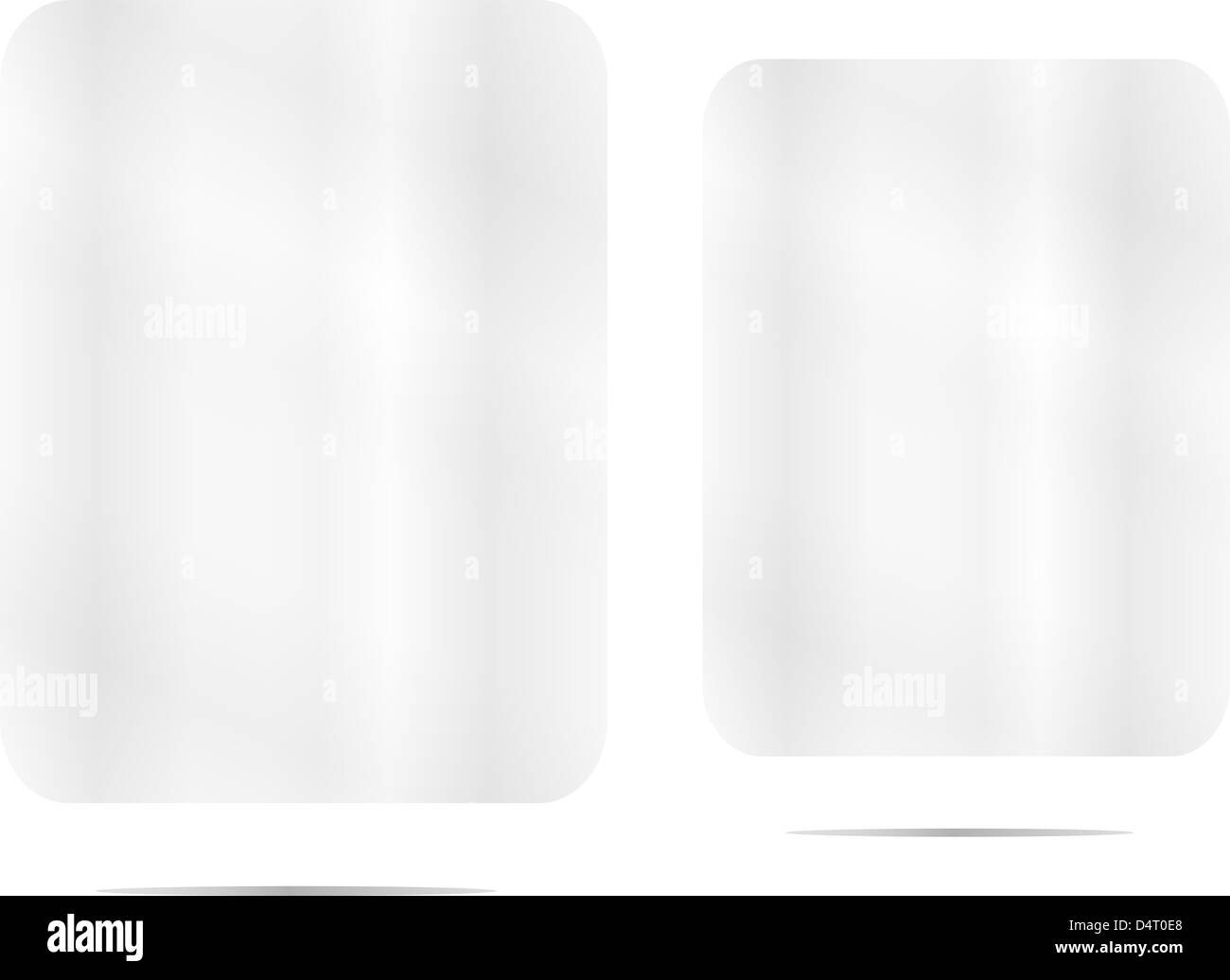 close up of a white note paper on white background Stock Photo - Alamy