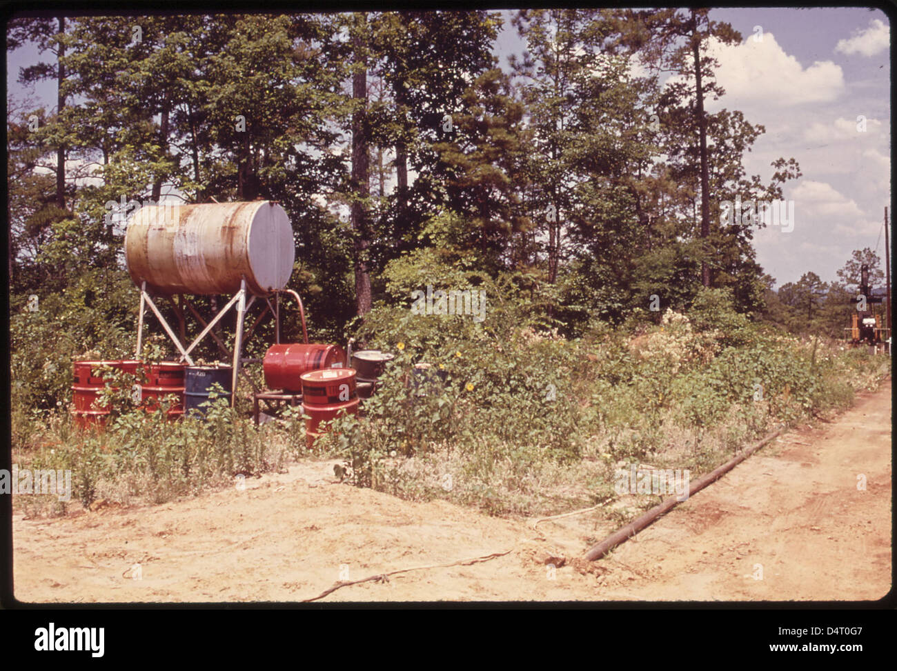 The Kimball Oil Field in June 1972, captured in a photo by DOCUMERICA ...