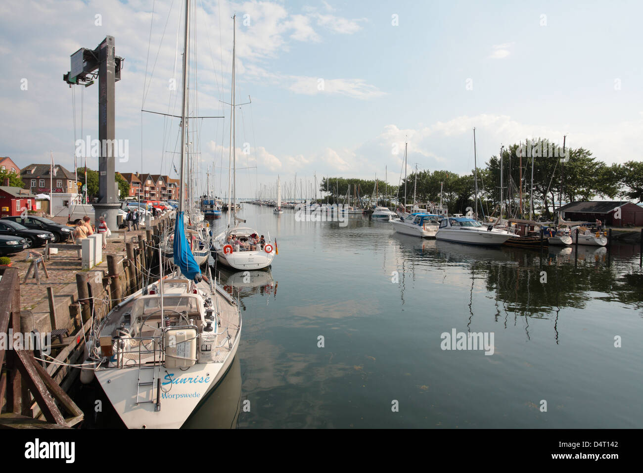 Orth, Germany, the inner harbor of Orth Stock Photo - Alamy