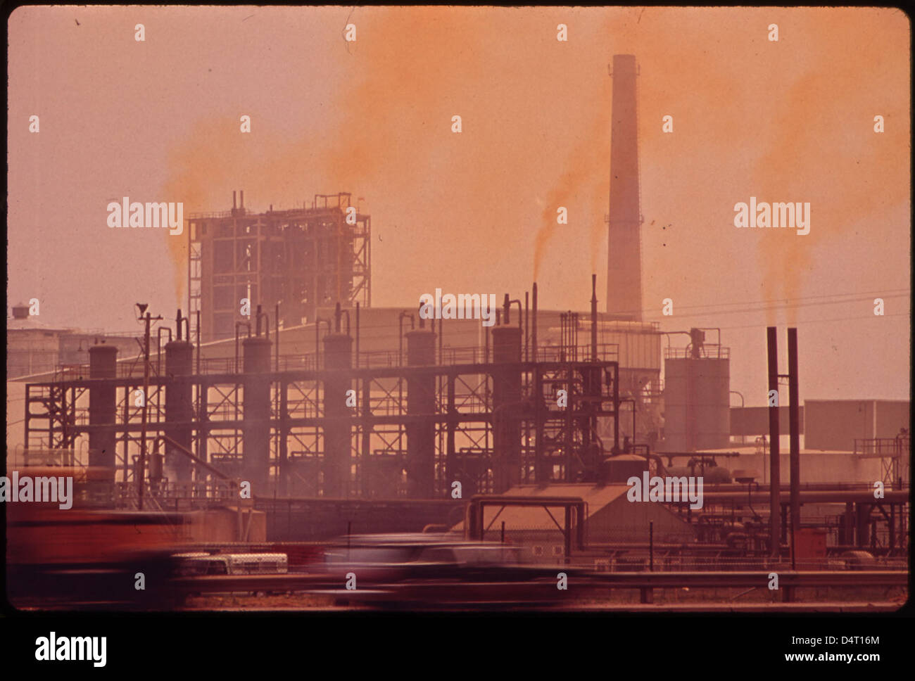Photograph of the Olin-Mathieson plant in June 1972, showing the ...