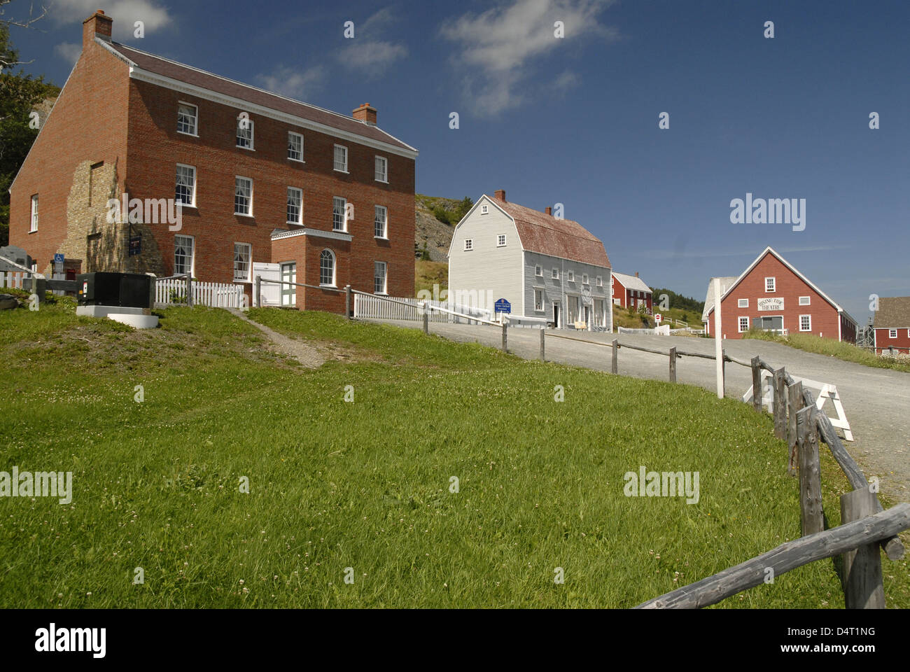 Historic properties, Trinity, Newfoundland Stock Photo - Alamy