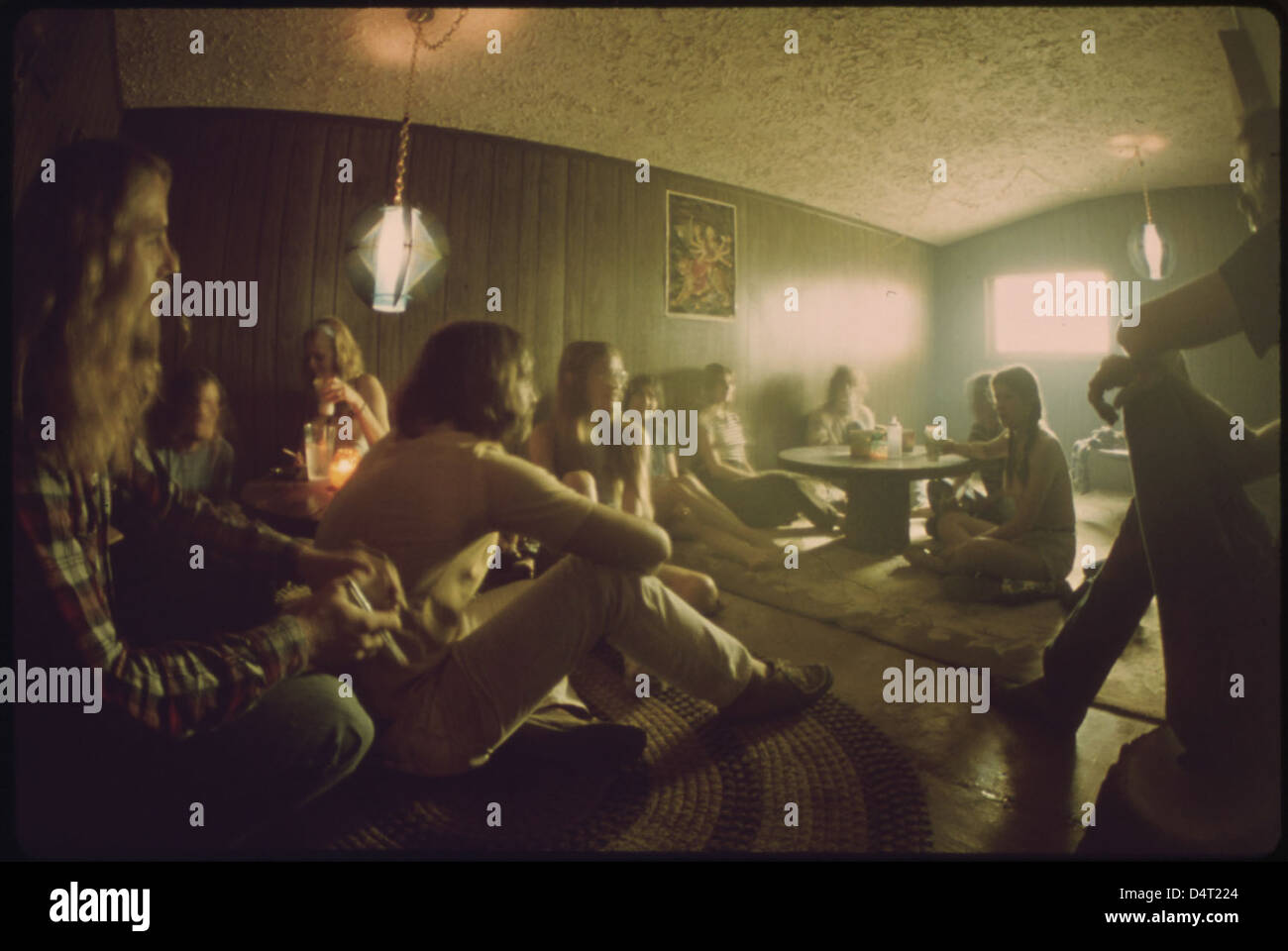 A May 1973 photograph showing a store catering to the teenage group in ...