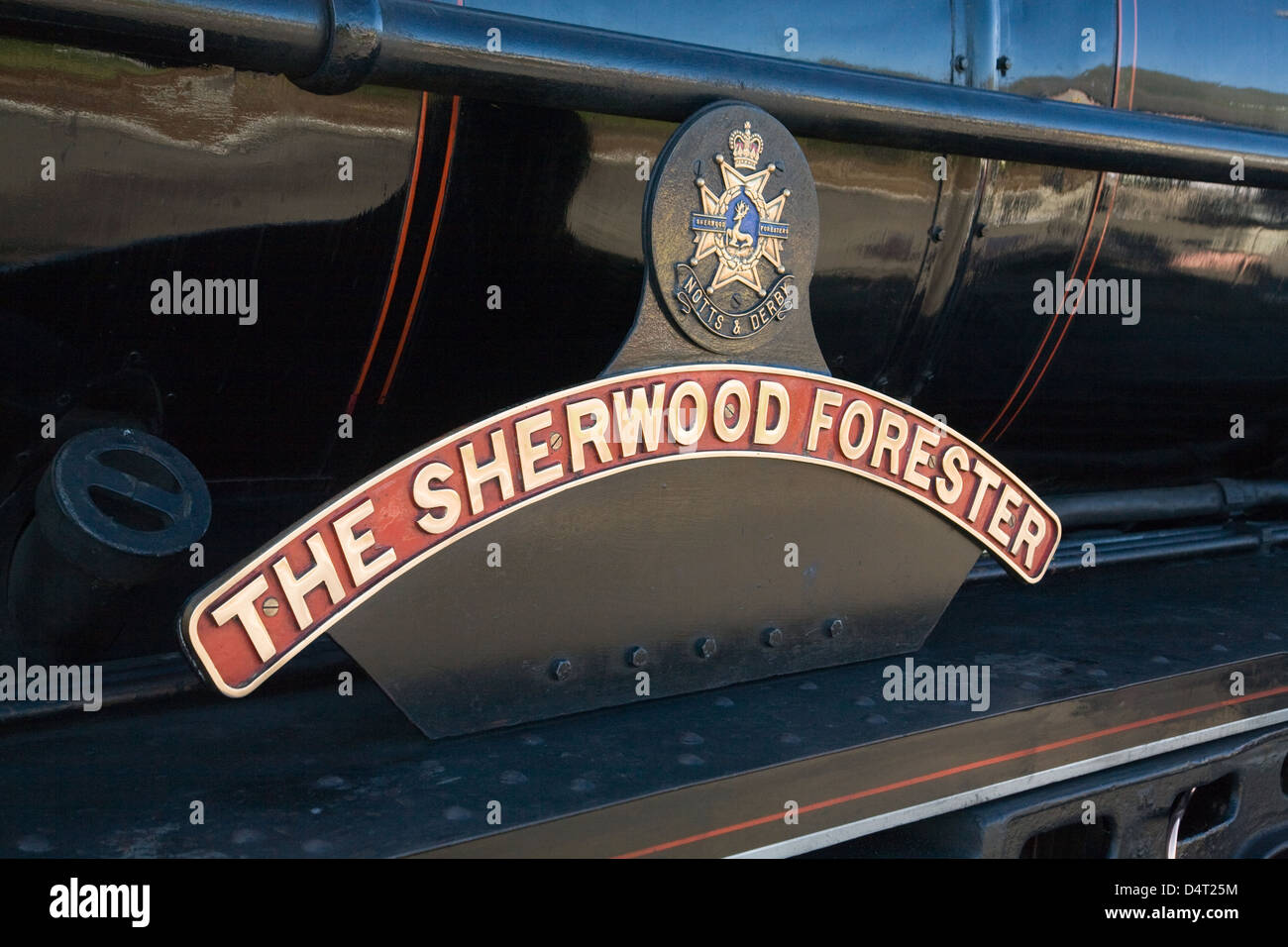Fort William, UK, logo of the Jacobite Steam Train Stock Photo - Alamy
