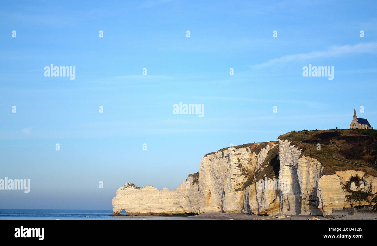 Cliffs at Etretat Stock Photo - Alamy