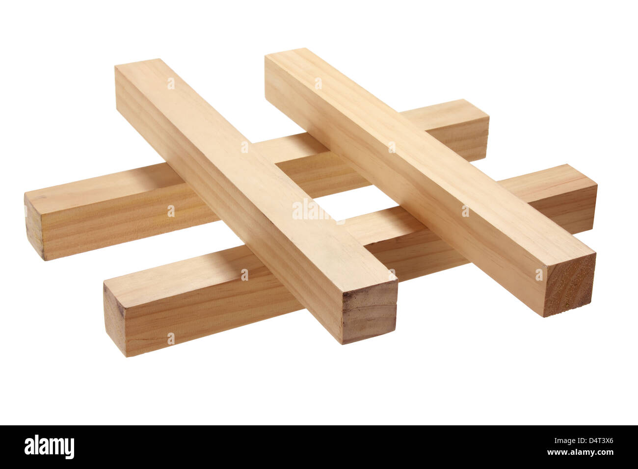 Timber pieces Cut Out Stock Images & Pictures - Alamy