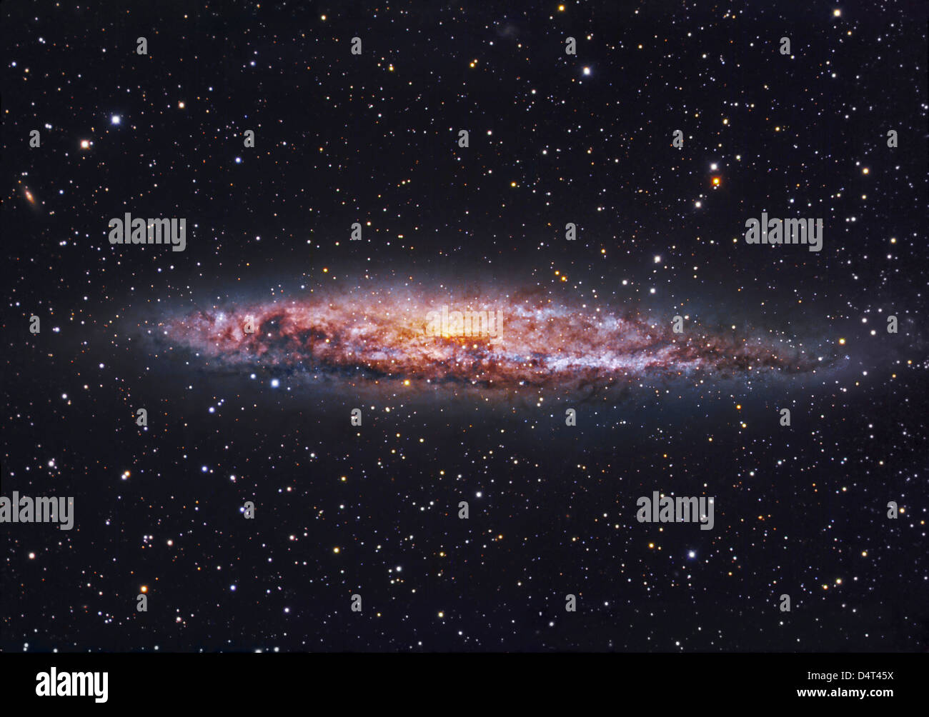 NGC 4945, Starburst Galaxy in Centaurus Stock Photo - Alamy