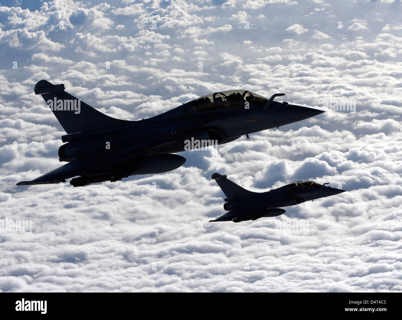 January 18, 2010 - Dassault Rafale B of the French Air Force off the ...