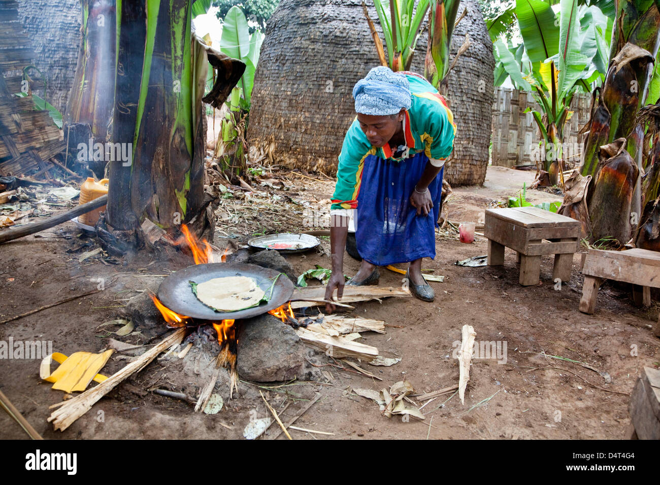 Dorze in the Guge Mountains, Ethiopia Stock Photo - Alamy