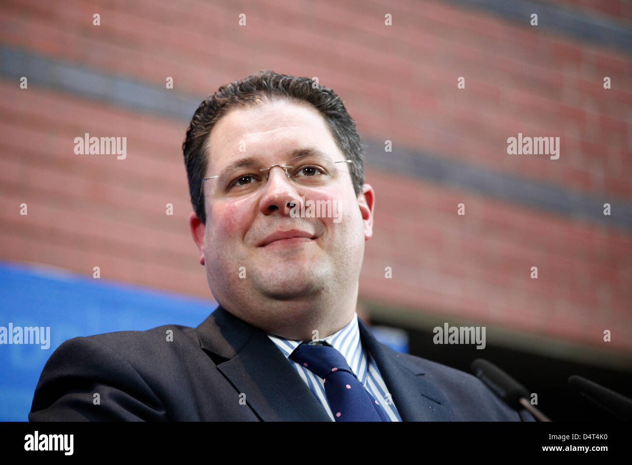 FDP-General secretary Patrick Döring during a press conference.Berlin ...