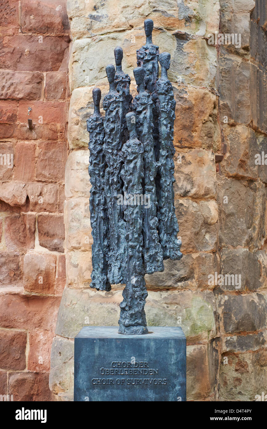 Choir of Survivors statue Cathedral Church of St Michael Coventry UK ...