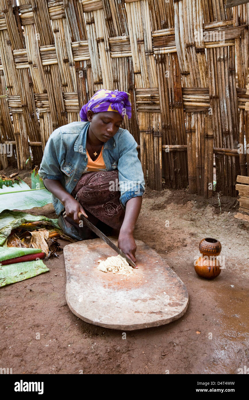 Dorze in the Guge Mountains, Ethiopia Stock Photo - Alamy