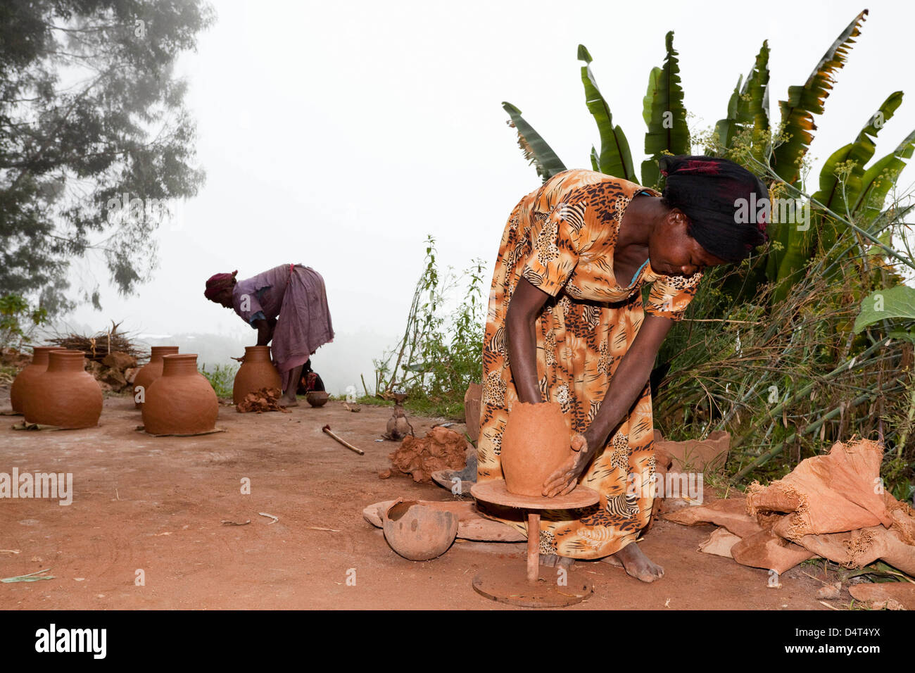 Dorze in the Guge Mountains, Ethiopia Stock Photo - Alamy