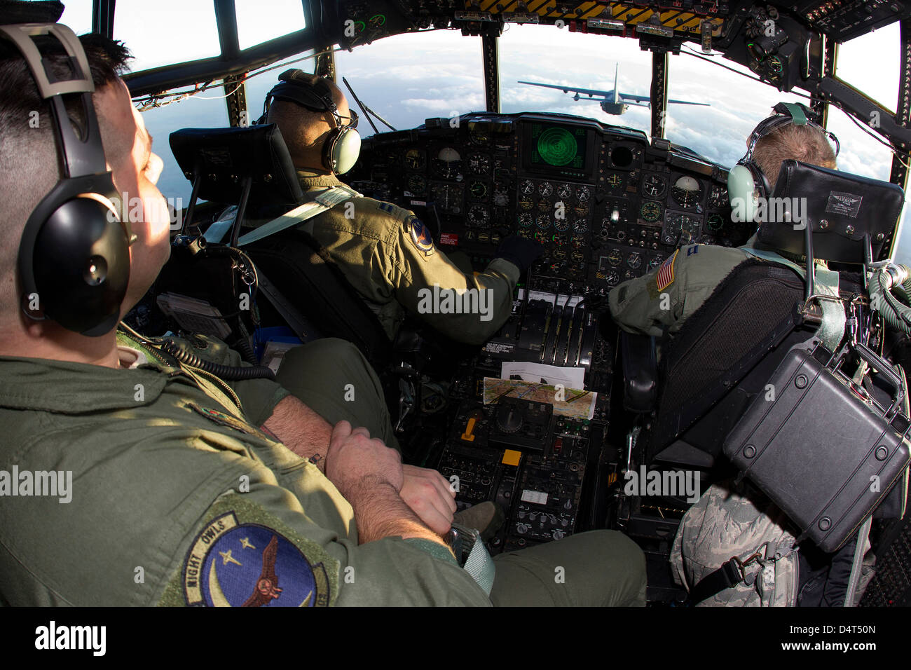 Cockpit of a MC-130P Combat Shadow Stock Photo - Alamy