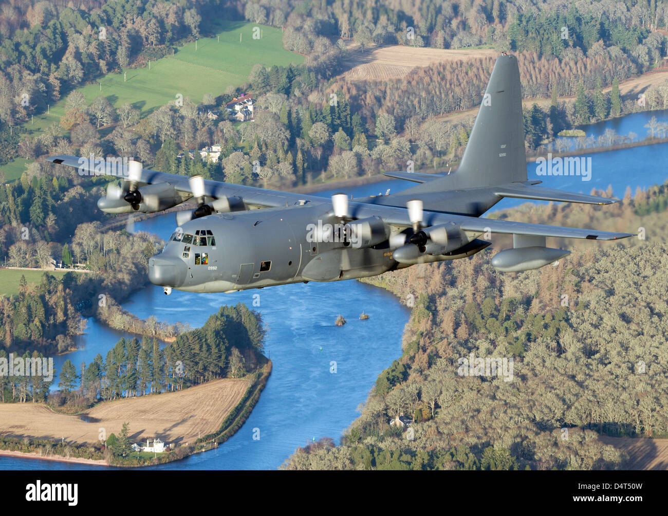 MC-130P Combat Shadow in flight over Scotland Stock Photo - Alamy