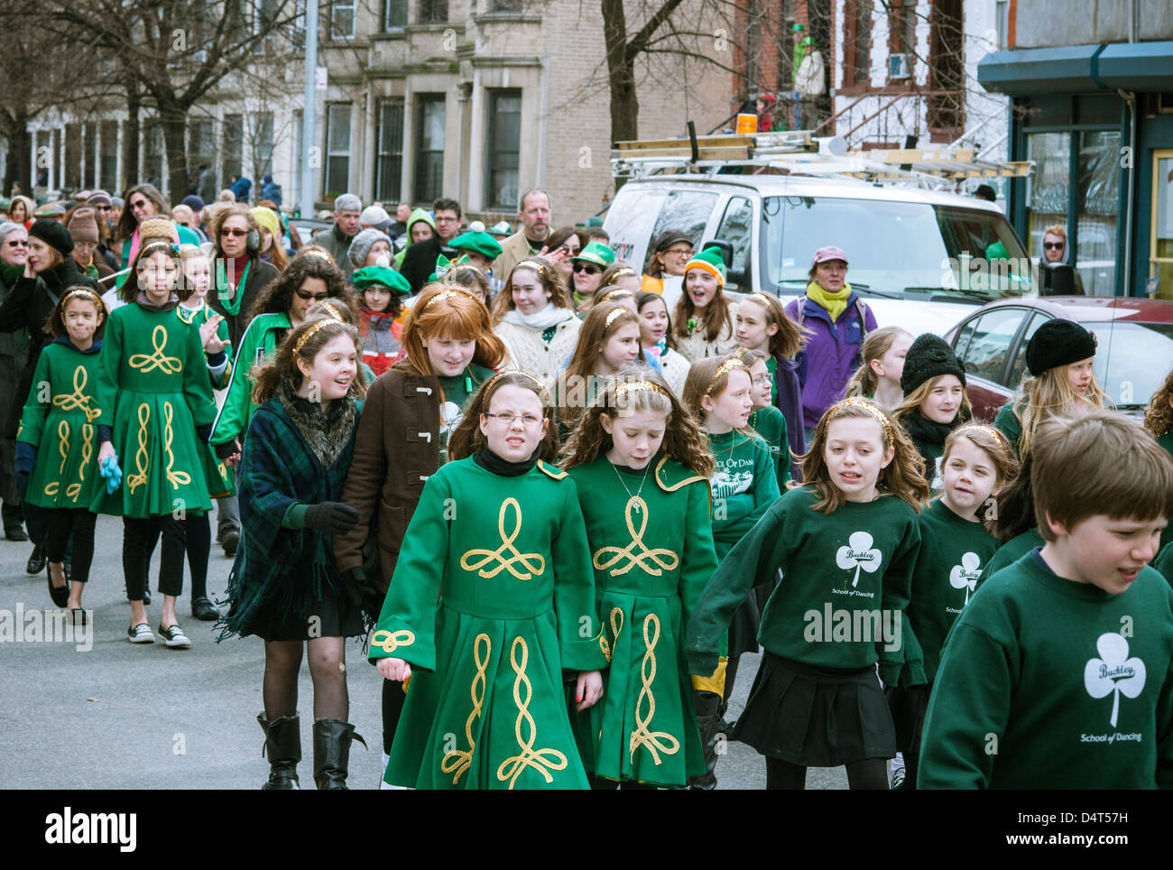 St. Patrick's Day at the Irish-American Parade in the Park Slope ...