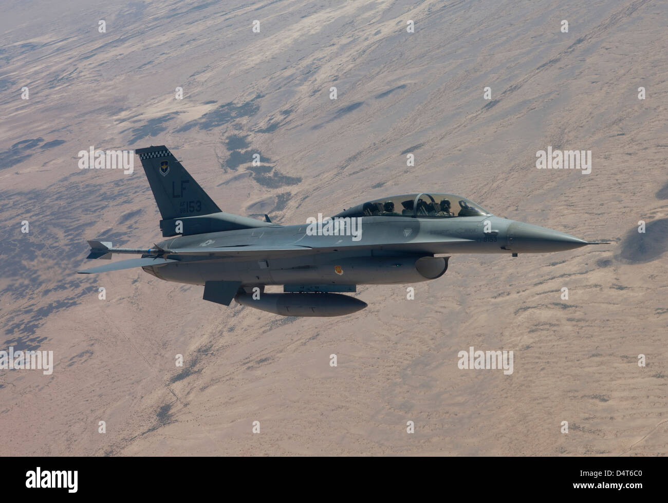 A 56th Fighter Wing F-16 Fighting Falcon from Luke Air Force Base ...
