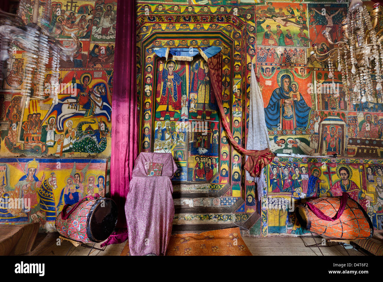 Ura Kidane Meret monastery, Lake Tana, Ethiopia Stock Photo - Alamy
