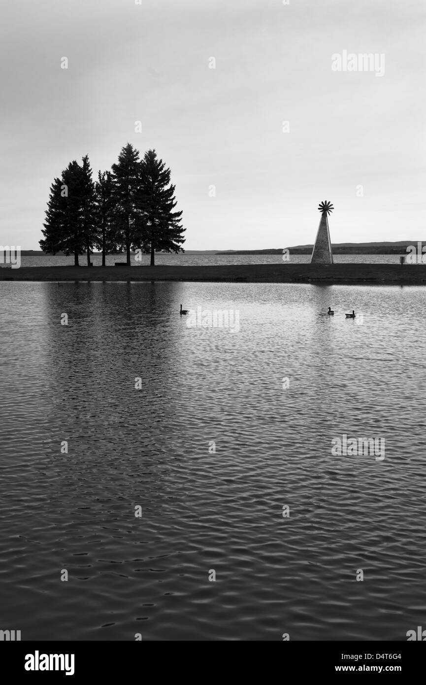 Peace scenery Black and White Stock Photos & Images - Alamy