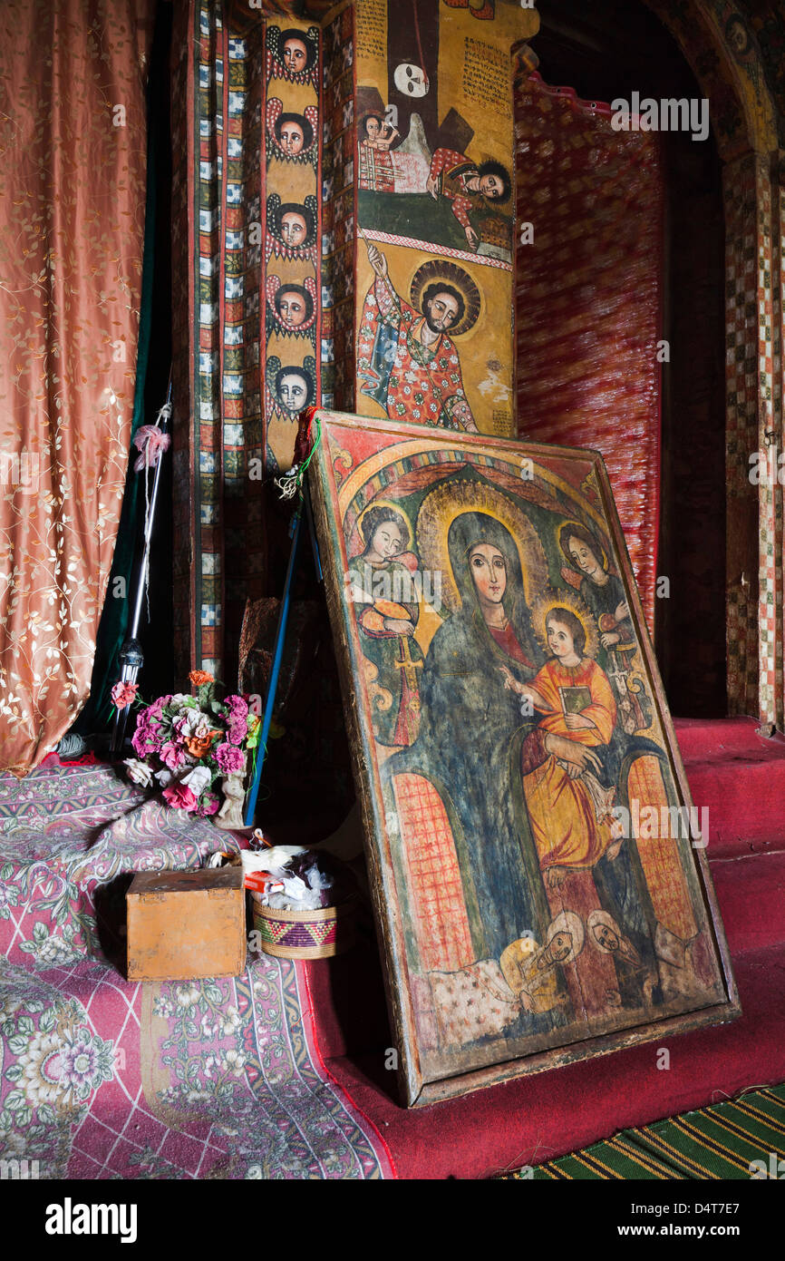 Debre Berhan Selassie church in Gonder, Ethiopia Stock Photo - Alamy