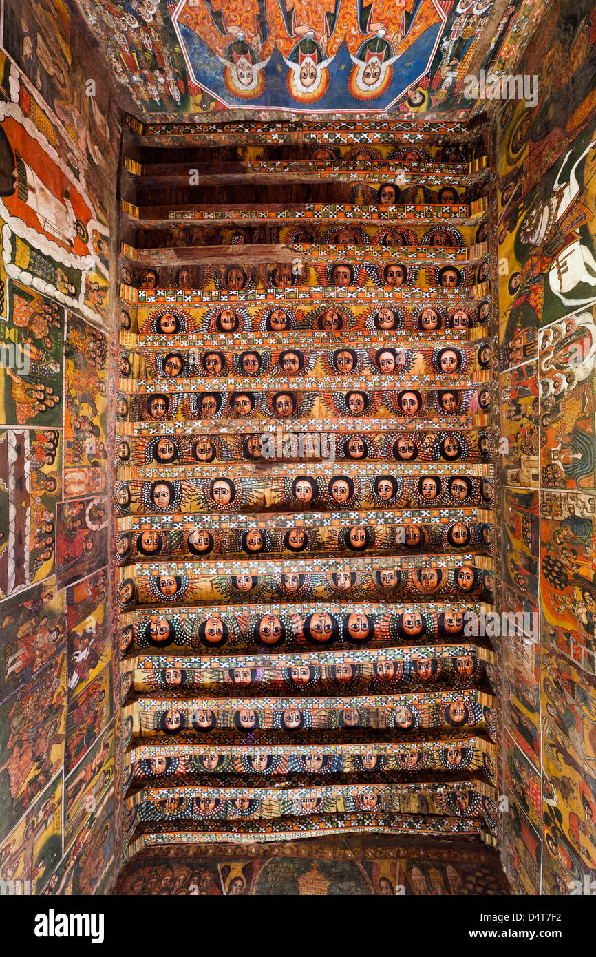 Debre Berhan Selassie church in Gonder, Ethiopia Stock Photo - Alamy