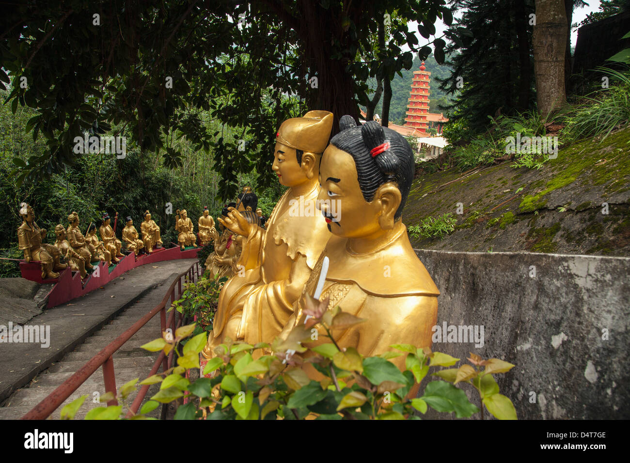 10,000 Buddhas Monastery, New Territories, Hong Kong, China Stock Photo ...