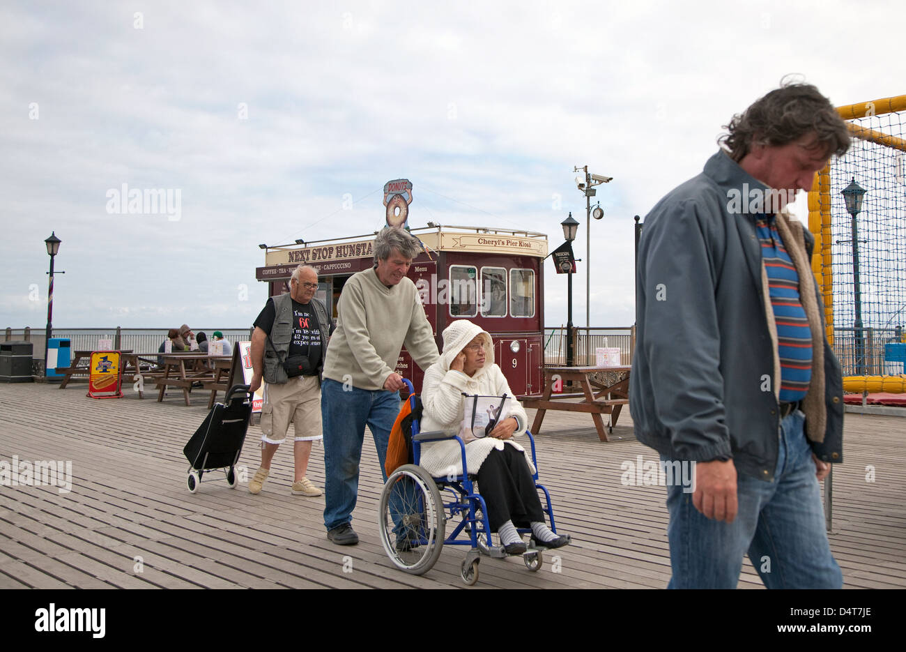 Skeggy pier hi-res stock photography and images - Alamy
