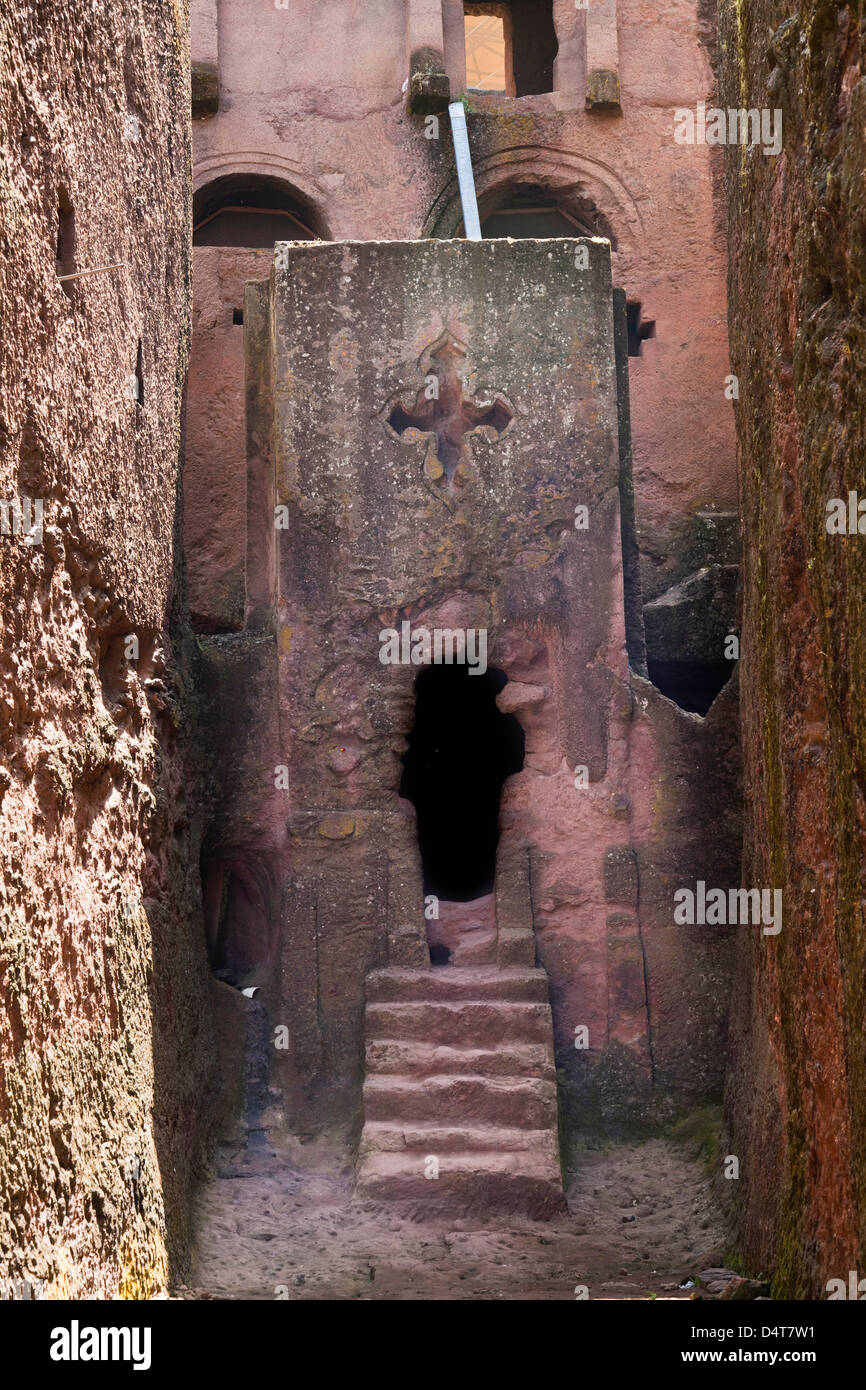 The rock-hewn churches of Lalibela, Ethiopia Stock Photo - Alamy