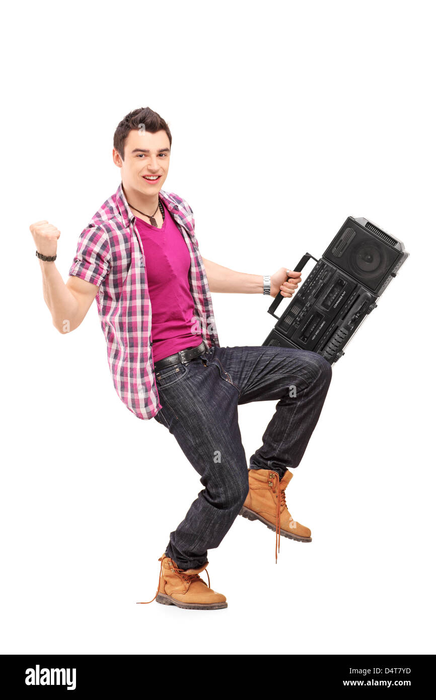 Dancing to radio hi-res stock photography and images - Alamy