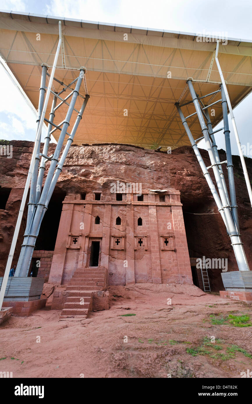 The rock-hewn churches of Lalibela, Ethiopia Stock Photo - Alamy
