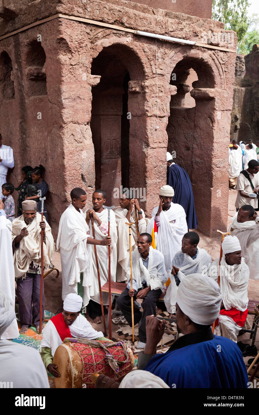 Meskel ceremony in Lalibela, Ethiopia Stock Photo - Alamy