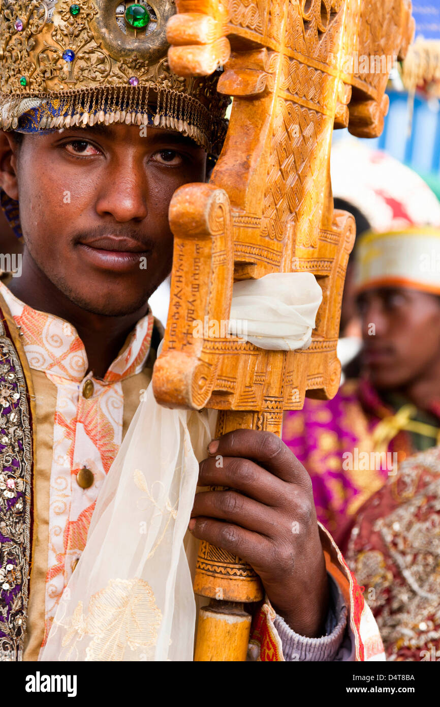 Meskel ceremony in Lalibela, Ethiopia Stock Photo - Alamy