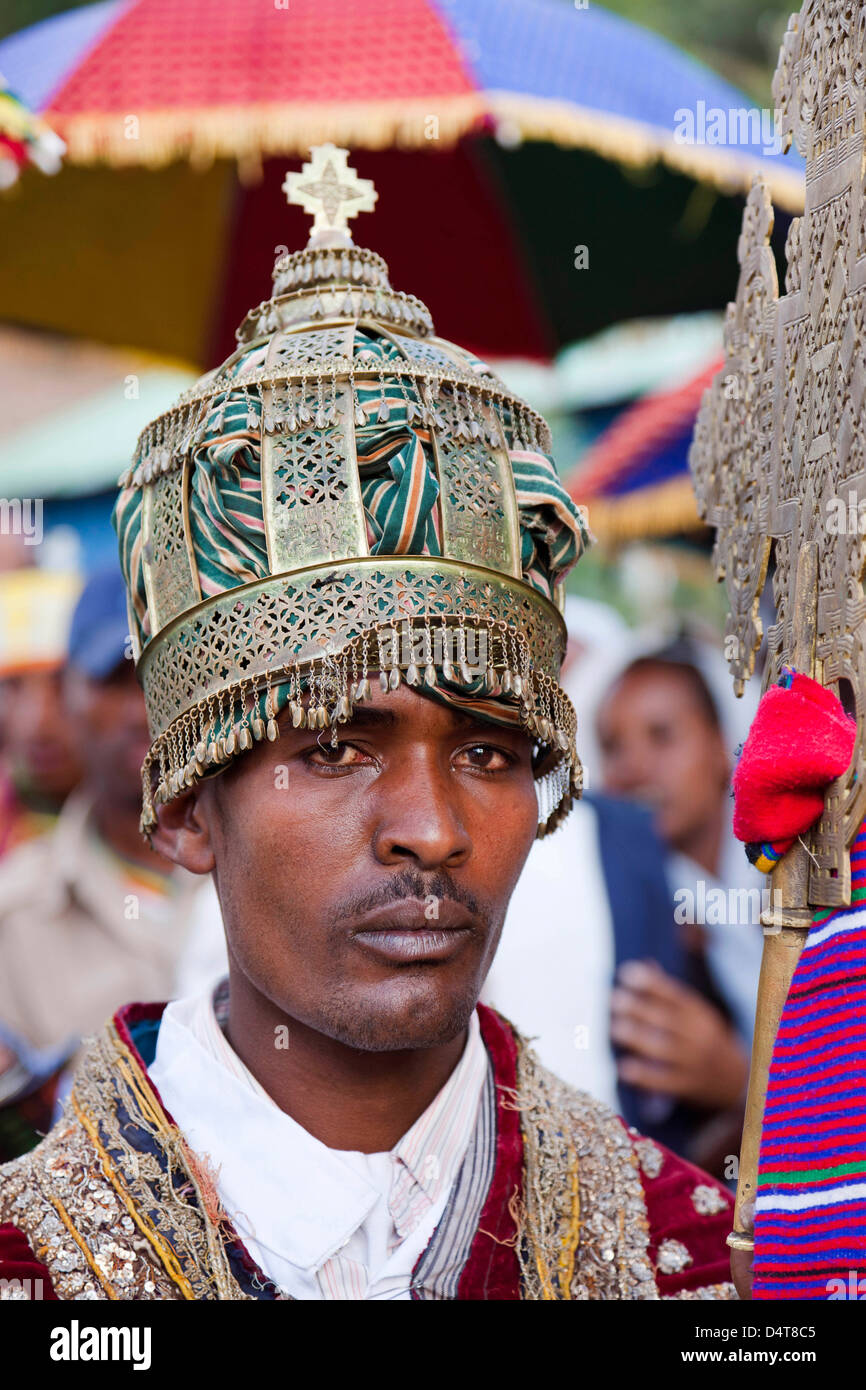 Meskel ceremony in Lalibela, Ethiopia Stock Photo - Alamy