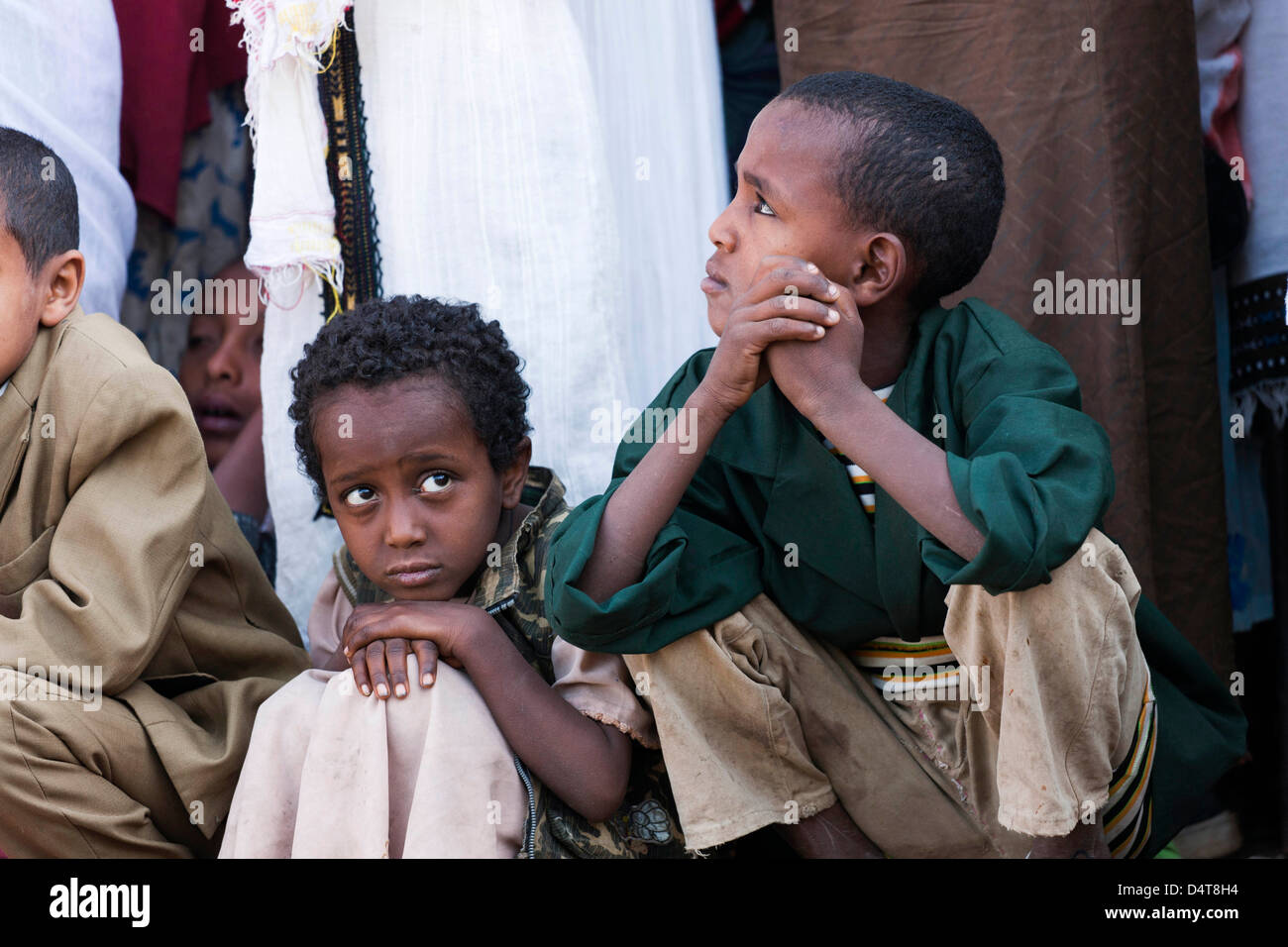 Meskel ceremony in Lalibela, Ethiopia Stock Photo - Alamy