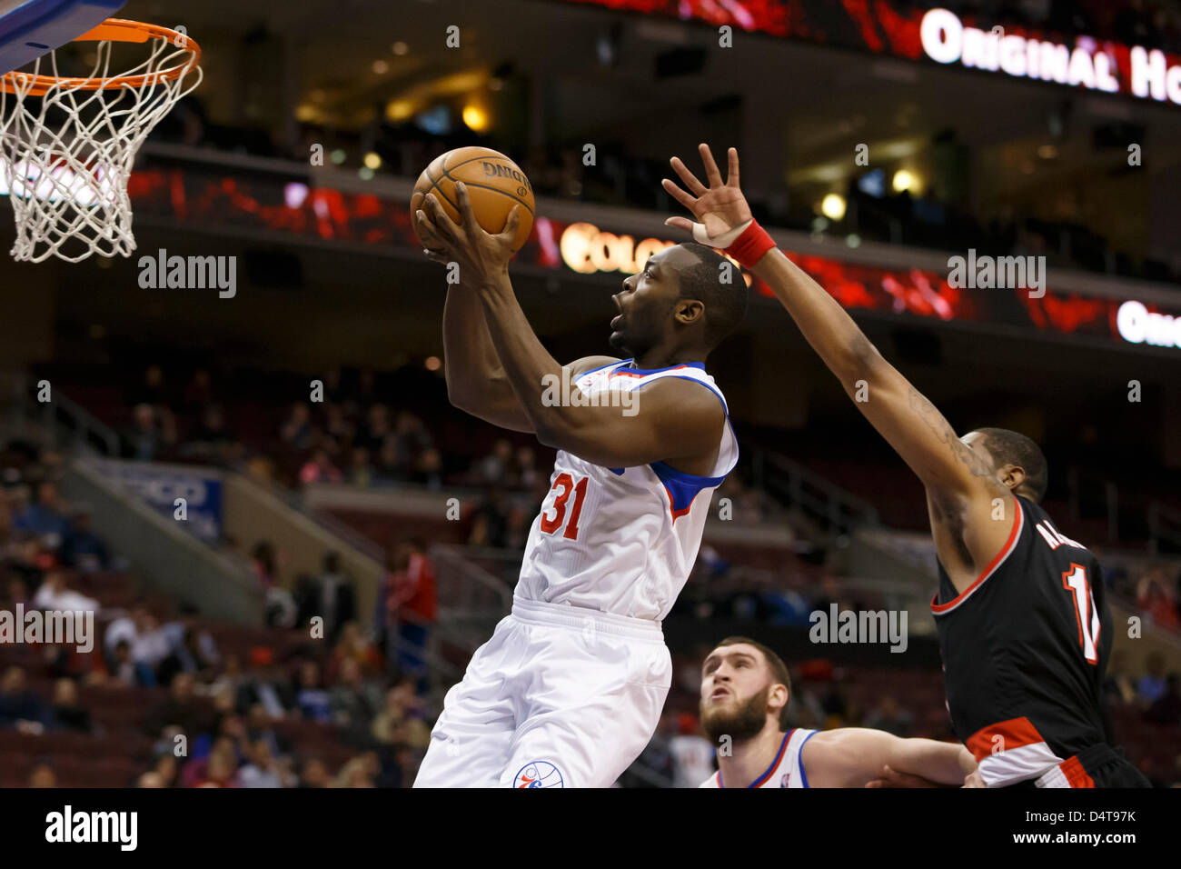 March 18, 2013: Philadelphia 76ers point guard Charles Jenkins (31 ...