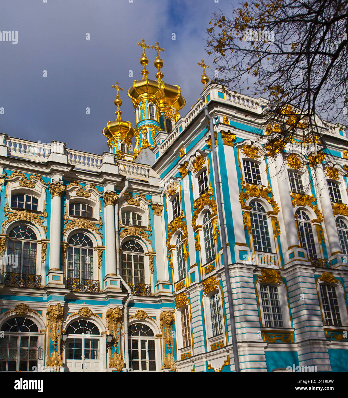 Catherine's Summer Palace, Pushkin, Saint Petersburg, Russia Stock ...